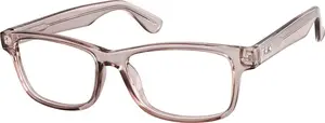 Zenni Rectangle Full Rim Eyeglasses - Pink