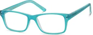 Zenni Classic Rectangle Full Rim Eyeglasses Azure