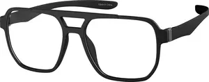 Zenni Aviator Full Rim Frame - Black