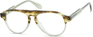 Zenni Aviator Eyeglasses Full Rim Frame Forest