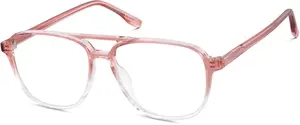 Zenni Aviator Eyeglasses Full Rim Frame - Pink