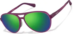 Zenni Aviator Eyeglasses Full Rim Frame - Purple