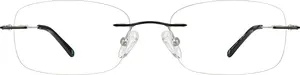 Zenni Rectangle Rimless Eyeglasses