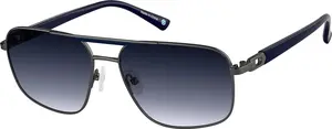 Zenni Aviator Full Rim Frame Sunglasses - Gray