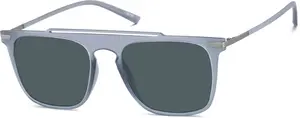 Zenni Aviator Full Rim Sunglasses - Mist