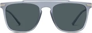 Zenni Aviator Full Rim Sunglasses - Mist