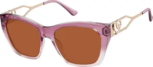 Zenni Aviator Full Rim Frame Sunglasses - Pink