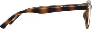 Zenni Oval Eyeglasses Universal Bridge Fit Plastic Full Rim Frame - Tortoiseshell