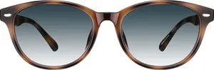 Zenni Oval Eyeglasses Universal Bridge Fit Plastic Full Rim Frame - Tortoiseshell