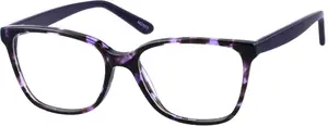 Zenni Zenni Square Frame Eyeglasses Purple
