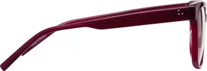 Zenni Square Frame Eyeglasses - Red