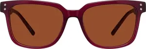 Zenni Square Frame Eyeglasses - Red
