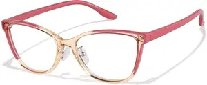 Zenni ZENNI Cat-Eye Glasses Orange-red