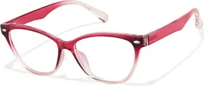 Zenni ZENNI Cat-Eye Glasses Red