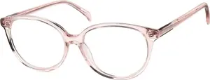 Zenni Round Full Rim Eyeglasses - Pink