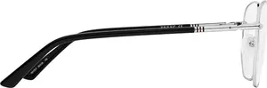 Zenni Geometric Eyeglasses Full Rim Frame - Silver