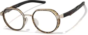 Zenni Geometric Full Rim Frame Eyeglasses - Tortoiseshell
