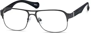 Zenni Aviator Full Rim Frame - Gray