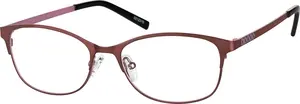Zenni Oval Full Rim Eyeglasses Copper