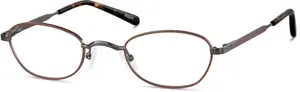 Zenni Oval Full Rim Eyeglasses Raspberry