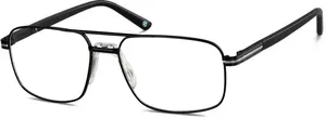 Zenni Aviator Titanium Eyeglasses - Black
