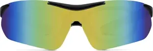 Zenni Sporty Wrap-around Sunglasses With Plastic Frame