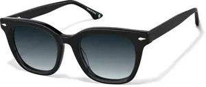Zenni Square Full Rim Sunglasses Black