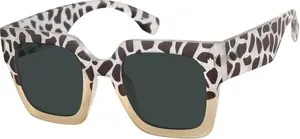 Zenni Full Rim Embellished Square Sunglasses Pattern