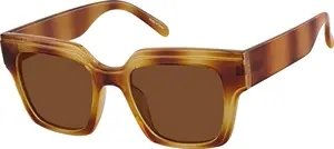 Zenni Square Full Rim Sunglasses Tortoiseshell
