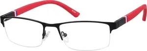 Zenni Rectangle Eyeglasses Black