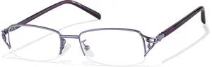 Zenni Rectangle Eyeglasses Purple