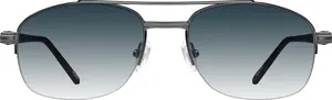 Zenni Aviator Half Rim Frame