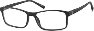 Zenni Classic Rectangle Full Rim Frame Glasses - Black
