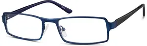 Zenni Classic Rectangle Glasses Midnight Blue