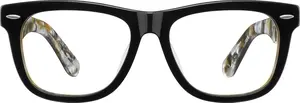 Zenni Experimental Square Eyeglasses - Black