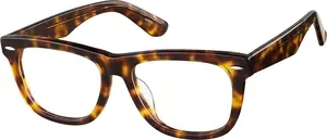 Zenni Experimental Square Eyeglasses Tortoiseshell