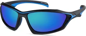 Zenni Sunglasses With Polarized Lenses Black & Blue