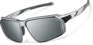 Zenni Sunglasses With Polarized Lenses Silver With Silver Mirror