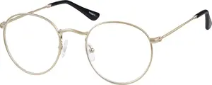 Zenni Sepulveda Round Eyeglasses - Gold