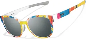 Zenni Square Eyeglasses Full Rim Frame - Multicolor Pattern