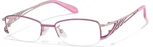 Zenni Rectangle Eyeglasses - Pink