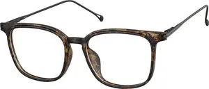 ZENNI Square Eyeglasses Universal Bridge Fit Full Rim Frame