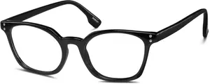 Zenni Square Full Rim Eyeglasses - Black