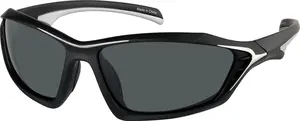 Zenni Aviator Sunglasses With Plastic Full Rim Frame Black & Silver