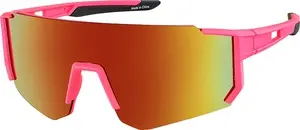 Zenni Aviator Sunglasses With Plastic Full Rim Frame Pink