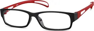 Zenni Rectangle Full Rim Eyeglasses - Black