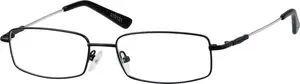 Zenni Classic Rectangle Eyeglasses Flex Titanium Full Rim Frame