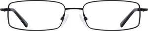 Zenni Classic Rectangle Eyeglasses Flex Titanium Full Rim Frame