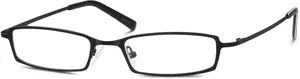 Zenni Lightweight Rectangle Eyeglasses - Black