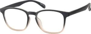 ZENNI Classic Square Eyeglasses With Universal Bridge Fit